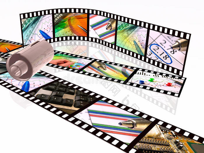 胶片条和胶片盒图片-包图网企业站