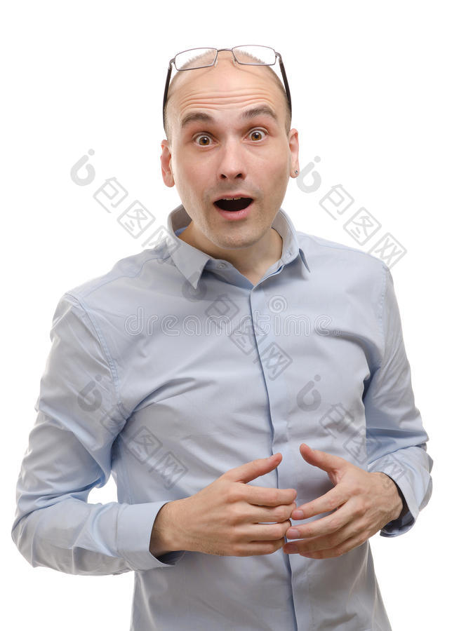 表情震惊的男人图片 包图网企业站