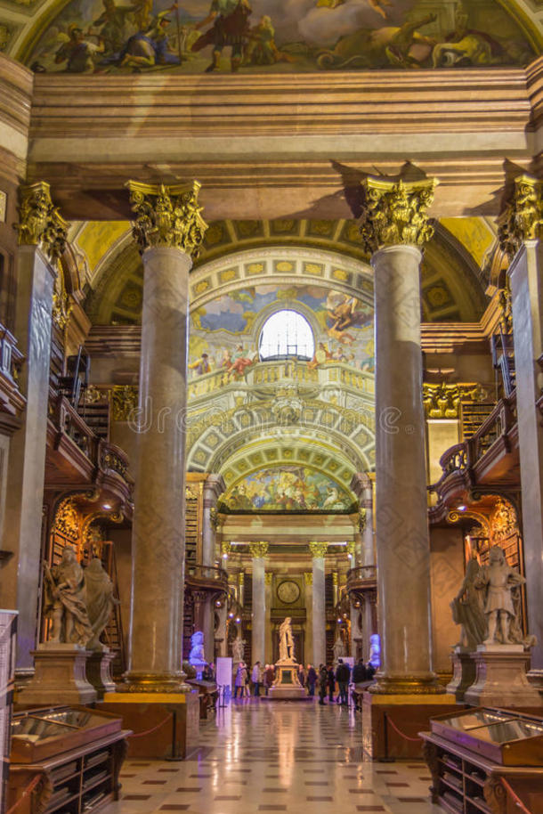 维也纳国家图书馆内部图片-包图网企业站