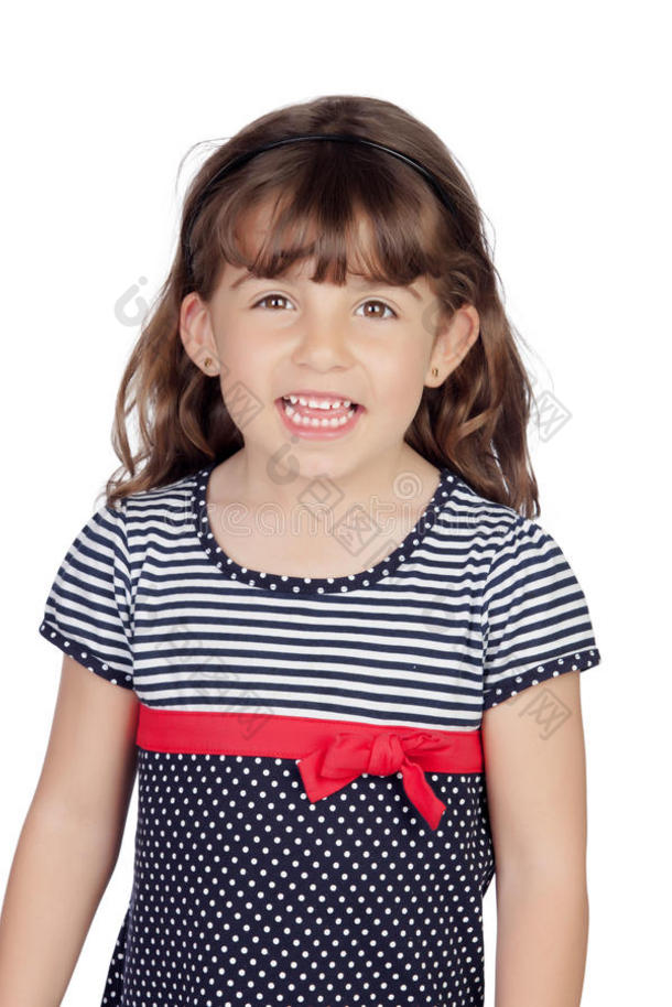 穿着漂亮衣服的可爱女孩图片-包图网企业站