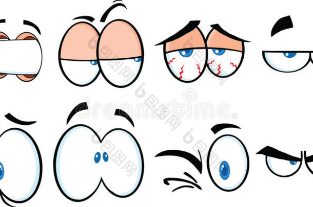 卡通眼睛图片-包图网企业站