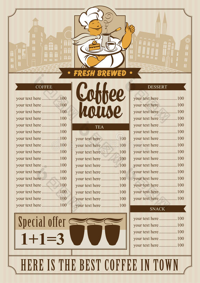 咖啡菜单清单图片-包图网企业站