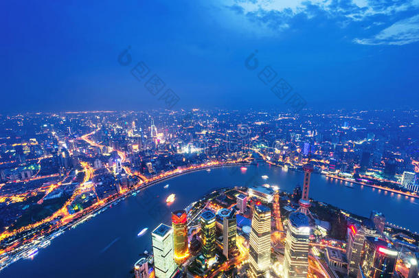 上海陆家嘴全景鸟瞰图图片-包图网企业站