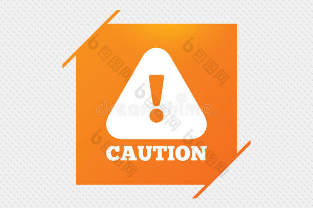 绘制警告警报注意标志图标图片-包图网企业站