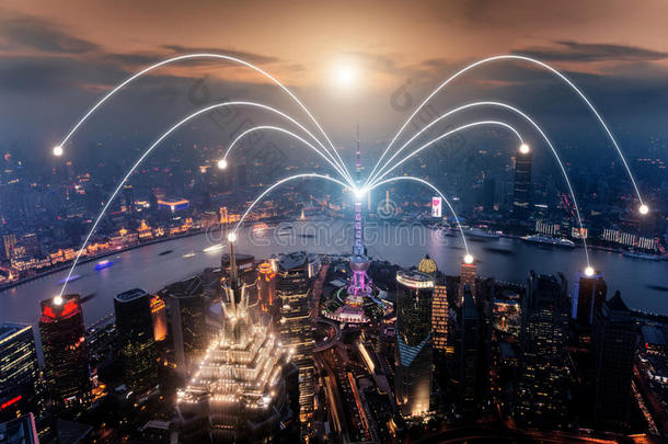 上海陆家嘴全景鸟瞰图图片-包图网企业站