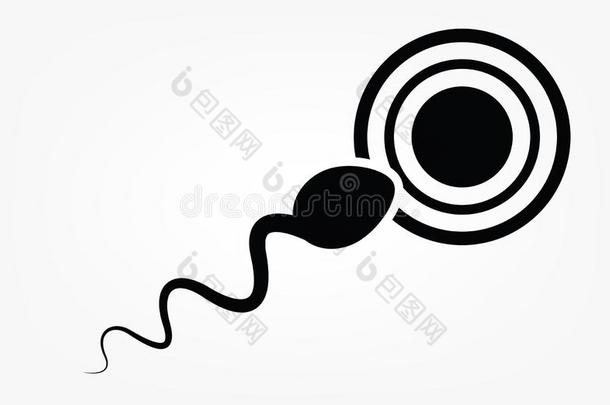 精子精子矢量标识偶像说明-包图企业站